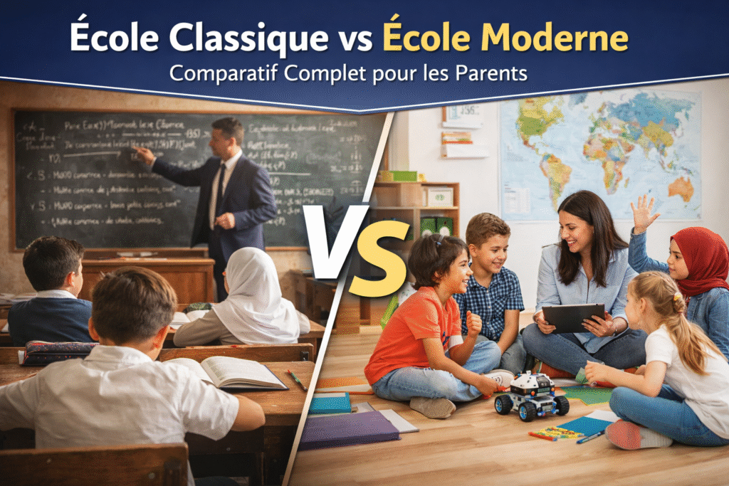 École Classique vs École Moderne : Comparatif Complet pour les Parents ...